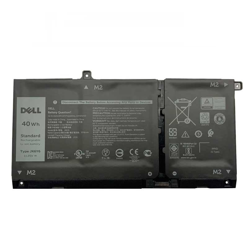 JK6Y6 CF5RH Laptop Battery for Dell Latitude 3410 3510 Vostro 5300 5401 ...