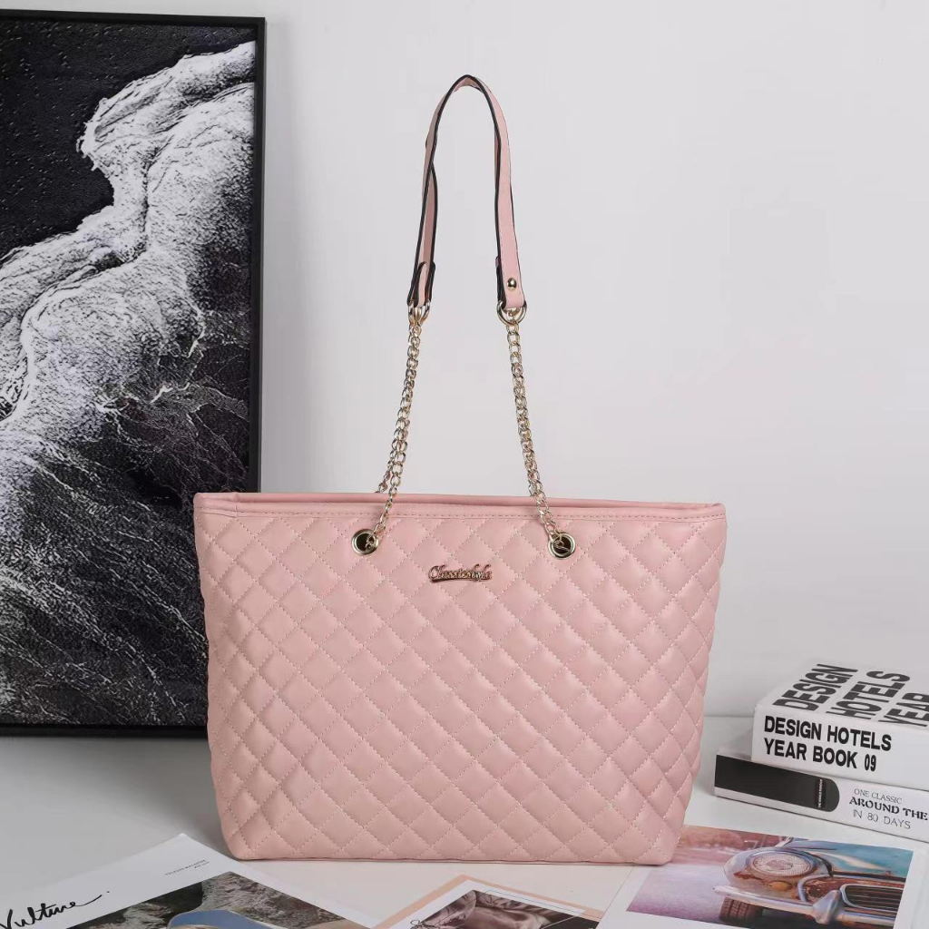 CATHERINE BAG#328 KOREAN FASHION LEATHER TOTE BAG FOR WOMEN | Shopee ...