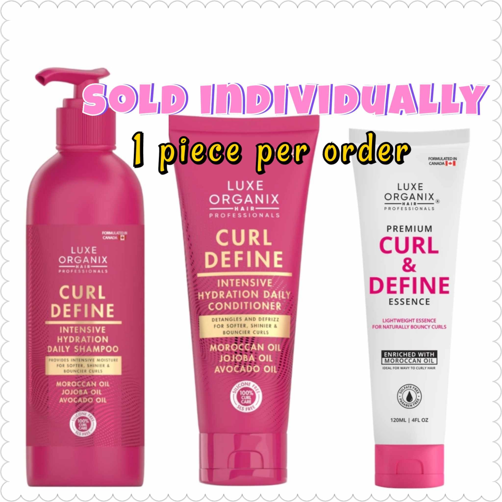 LUXE ORGANIX Curl Define Intensive Hydration Daily (Shampoo220ml ...