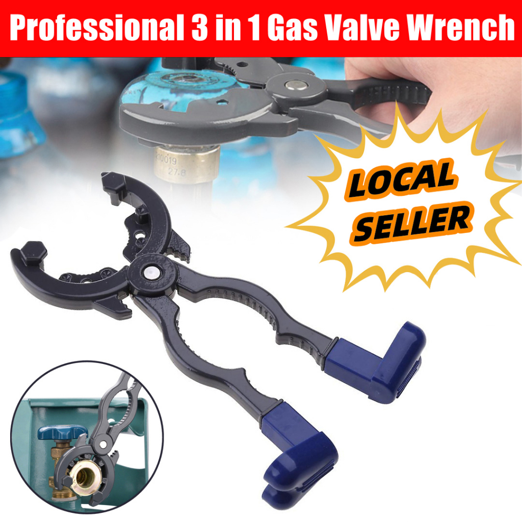 3 in 1 gas tank valve wrench multifunctional universal pressure relief ...