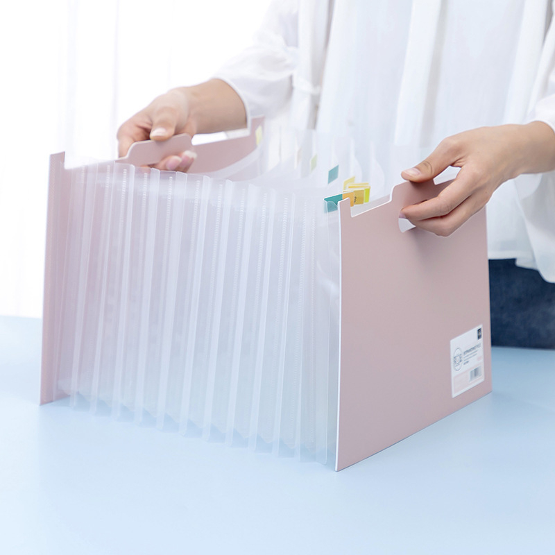 Plain Pastel Desktop Multiple Layer Organizer A4 Letter Short Bond ...