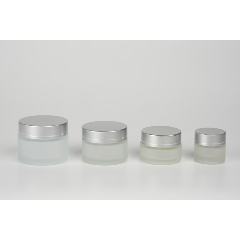FROSTED GLASS CREAM JAR | Shopee Philippines