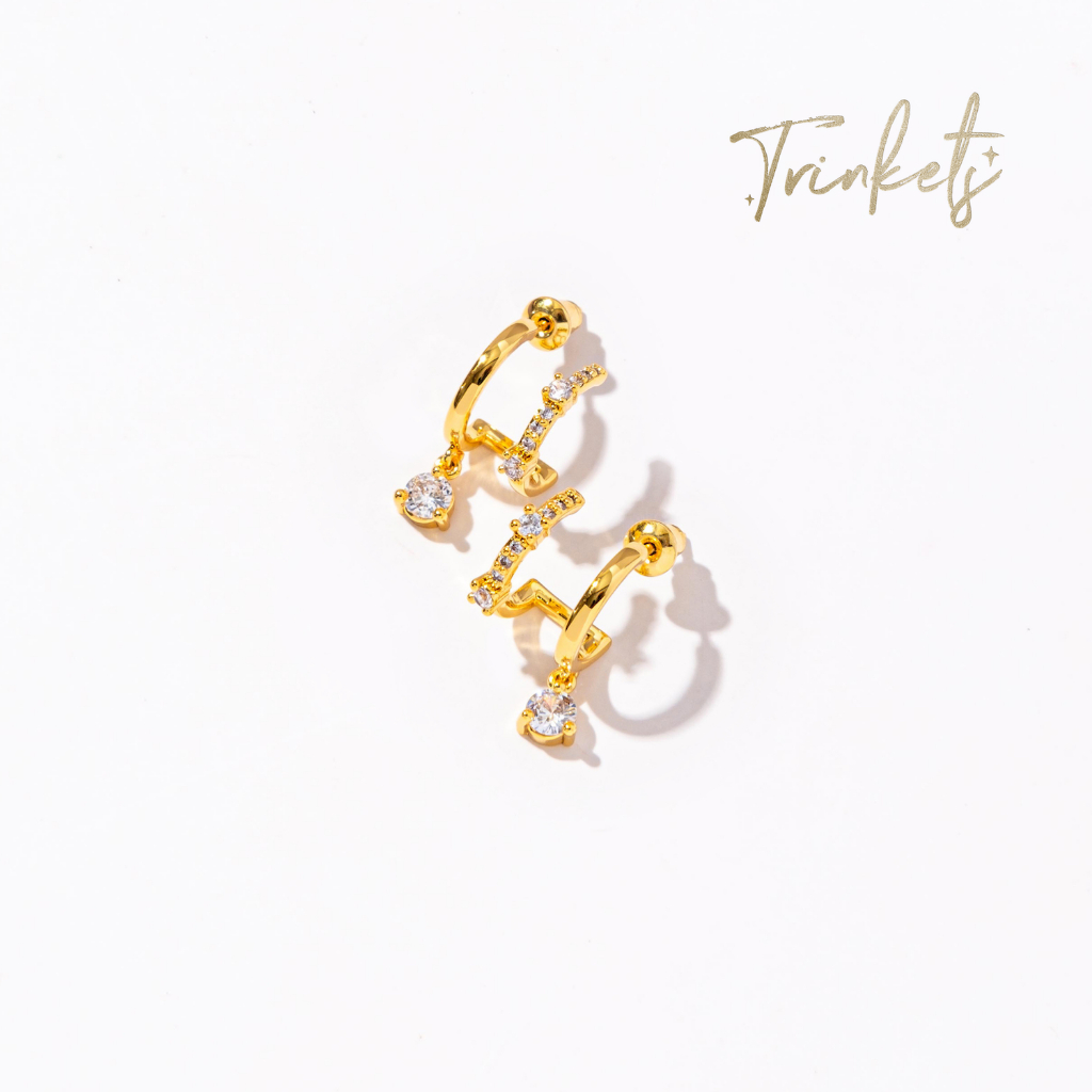 Trinkets Callie Illusion Earrings | Shopee Philippines