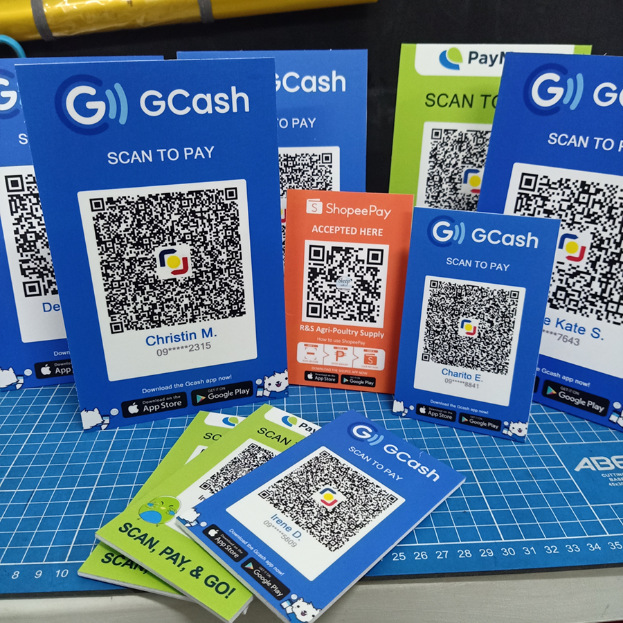 Back to Back QR standee for table top | Shopee Philippines