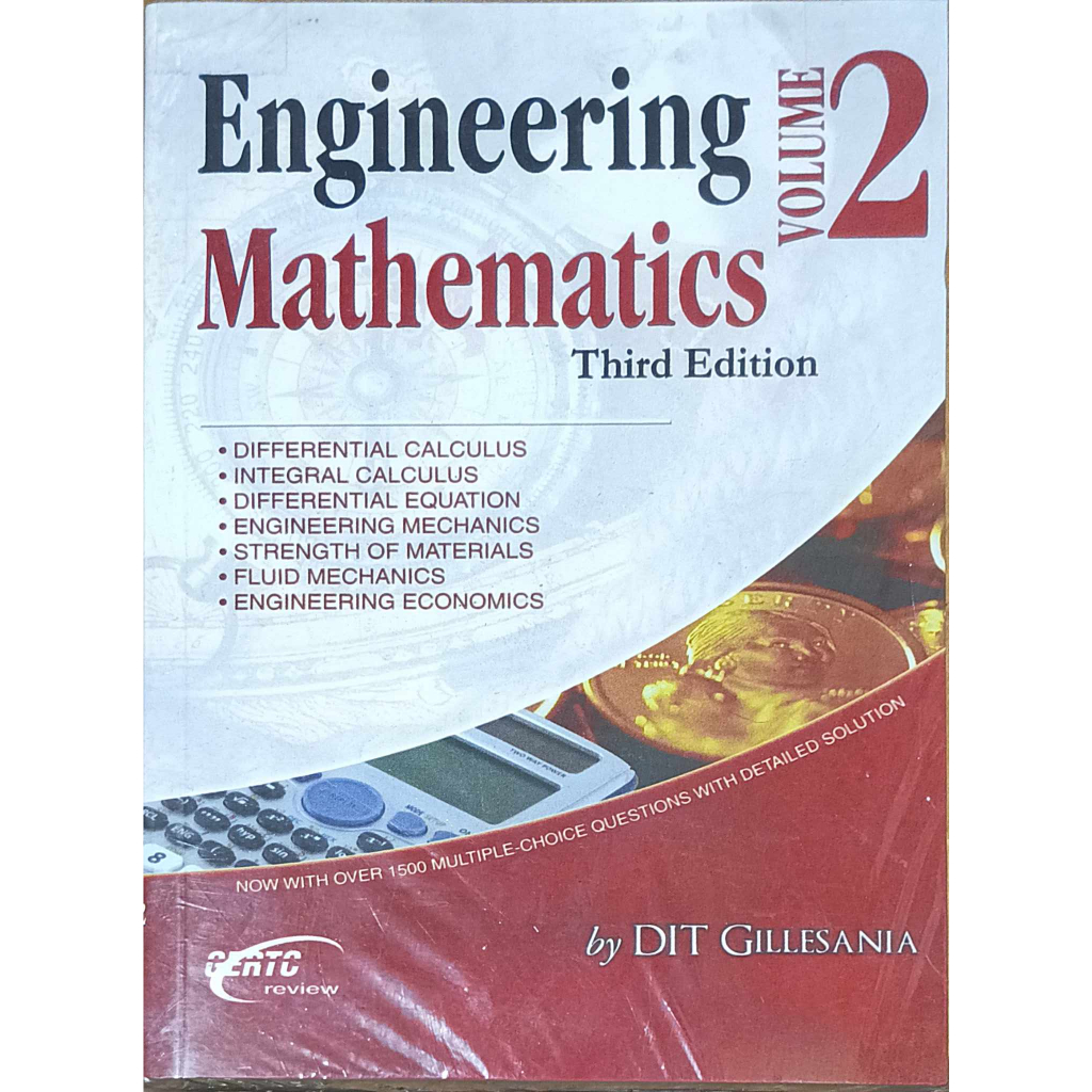 Engineering Mathematics Volume 2 by DIT GILLESANIA | Shopee Philippines