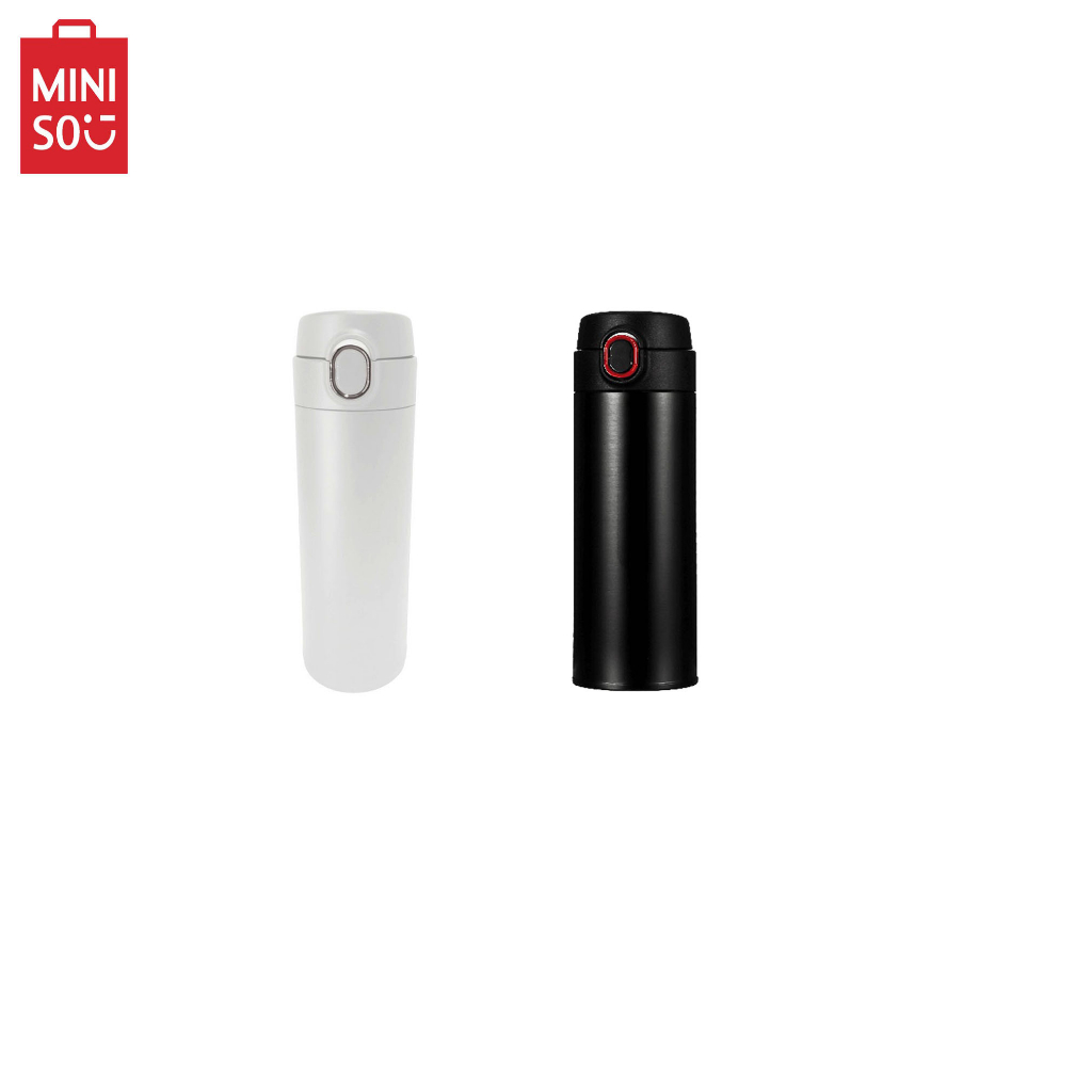 Miniso Insulated Stainless Steel Water Bottle 480mL | Shopee Philippines
