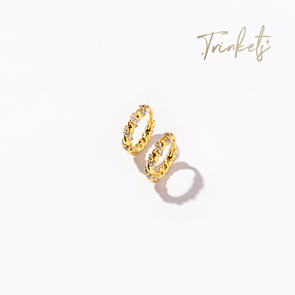 Trinkets Astrid Reversible Hoops | Shopee Philippines