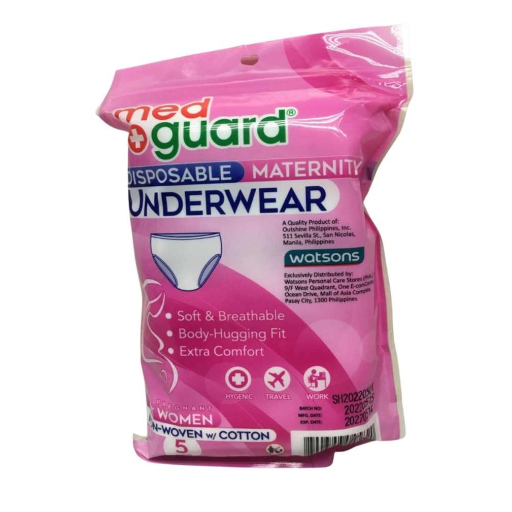 MED GUARD DISPOSABLE Maternity Underwear 5 pieces per pack | Shopee Philippines
