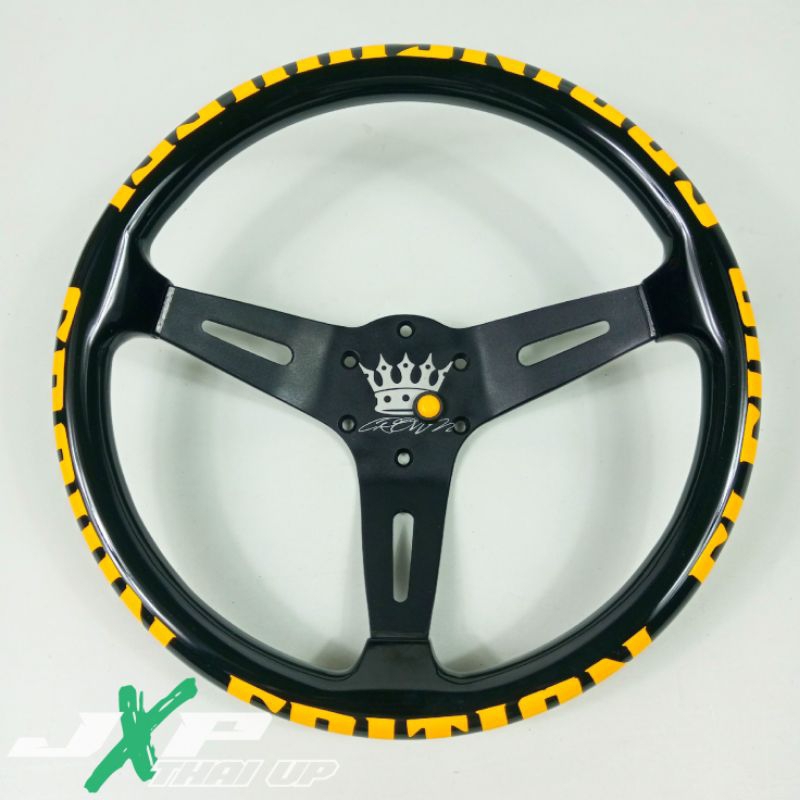 Elevo Crown Edition Spring Wheels Yellow Logo 13 inch Steering Wheel ...
