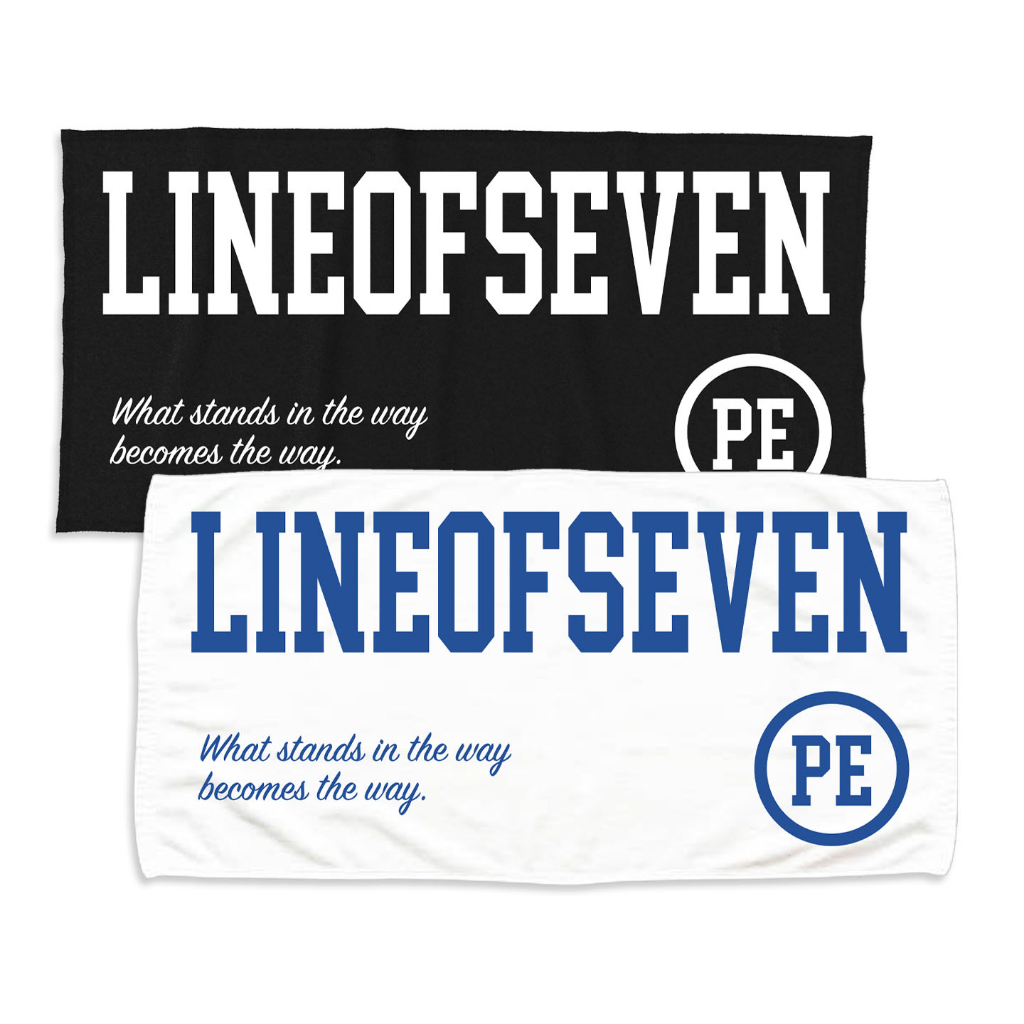 Line of Seven Sports Towel (black/white) | Shopee Philippines