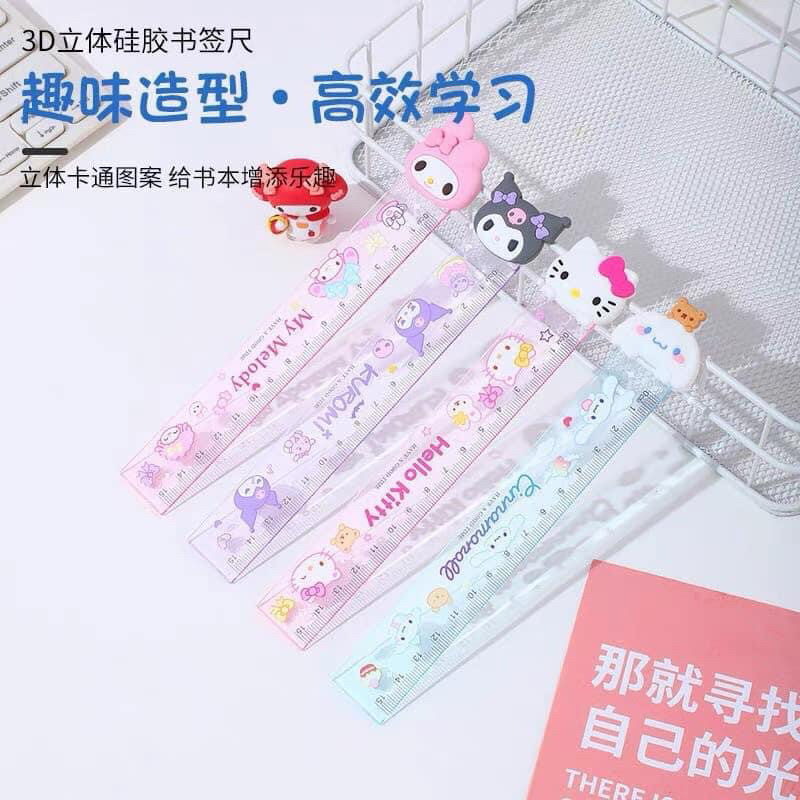 The new cute cartoon plastic ruler elementary school students 15cm ...