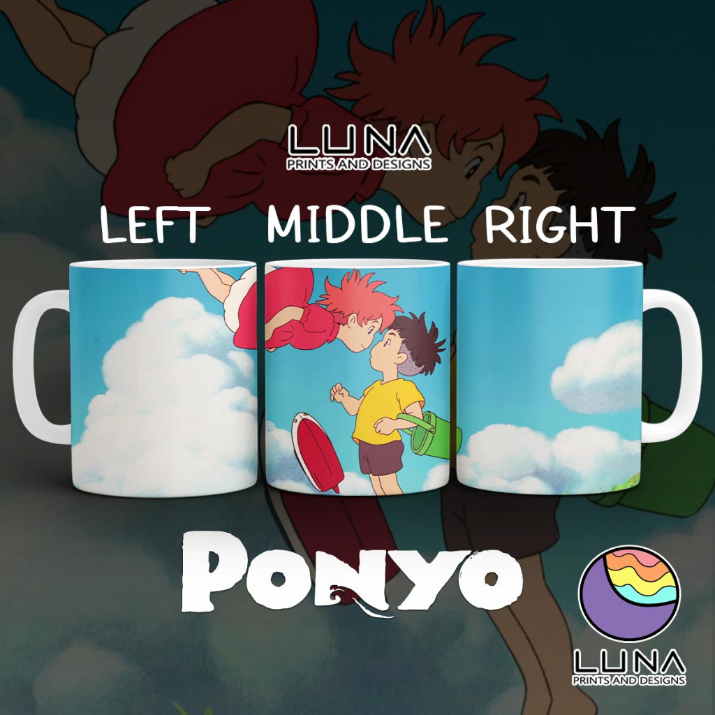 Studio Ghibli Ponyo- Anime Mug Collection- The Luna Merch | Shopee ...