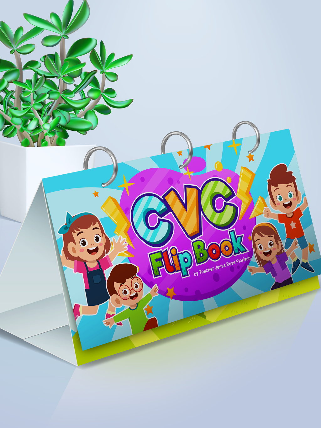 CVC Flip book - Fun way to learn reading - Laminated Pieces | Shopee ...