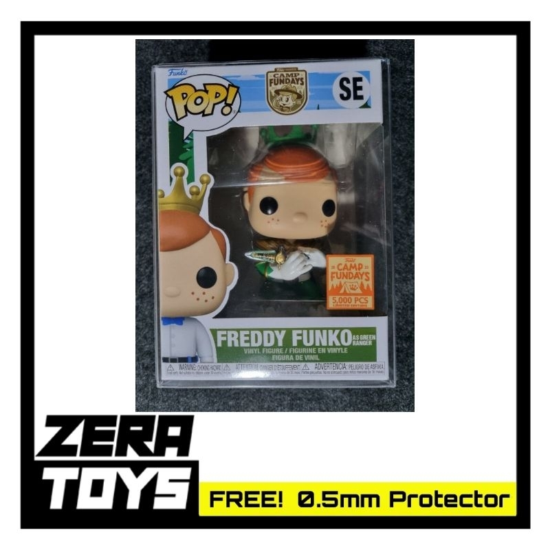 Funko Pop! Freddy Funko as Green Ranger (Camp Fun Days Exclusive ...