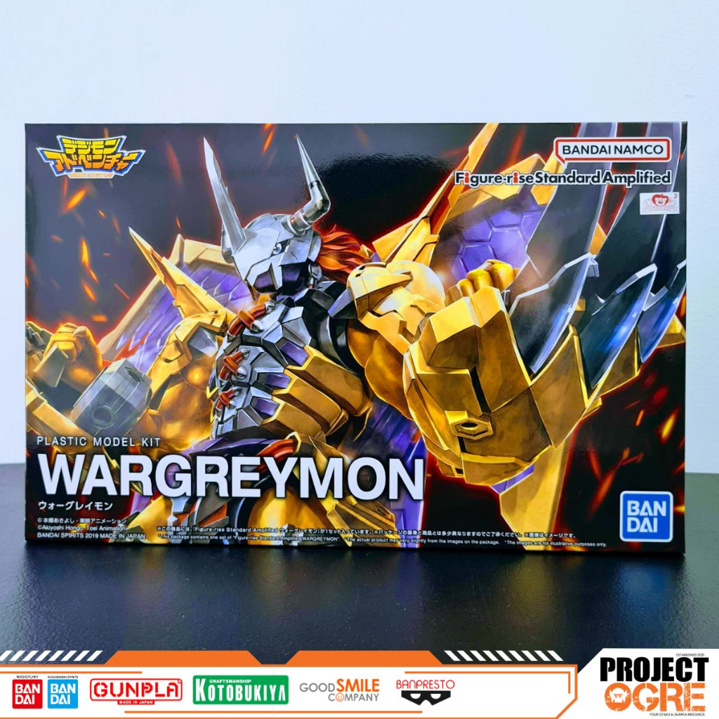 Digimon Adventure Figure-rise Standard Amplified Wargreymon Model Kit ...