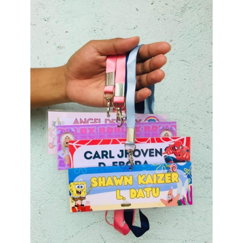CUSTOMIZED PVC NAME TAG WITH LACE | Shopee Philippines