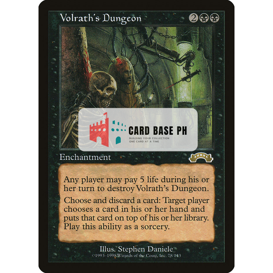 Volrath's Dungeon(Lightly Played) - Magic the Gathering Trading Card ...