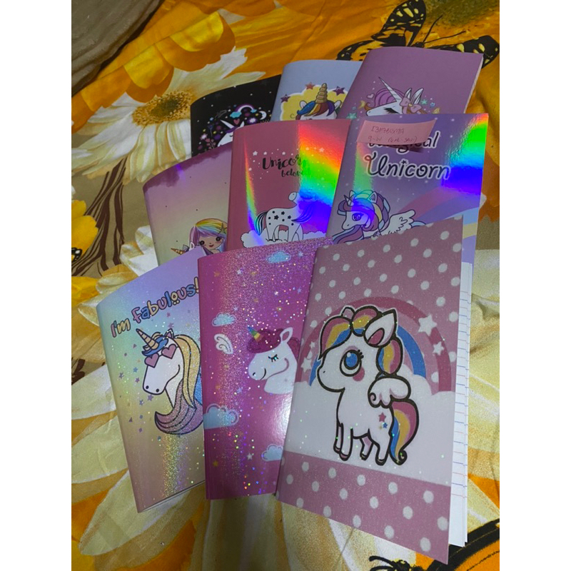 UNICORN / MY LITTLE PONY Personalized Stapled Writing Notebook | Shopee ...