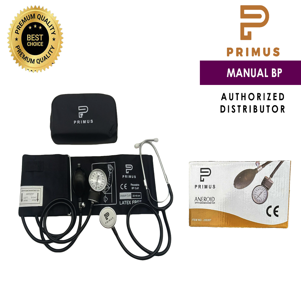 PRIMUS High Grade Manual BP with Stethoscope | Shopee Philippines