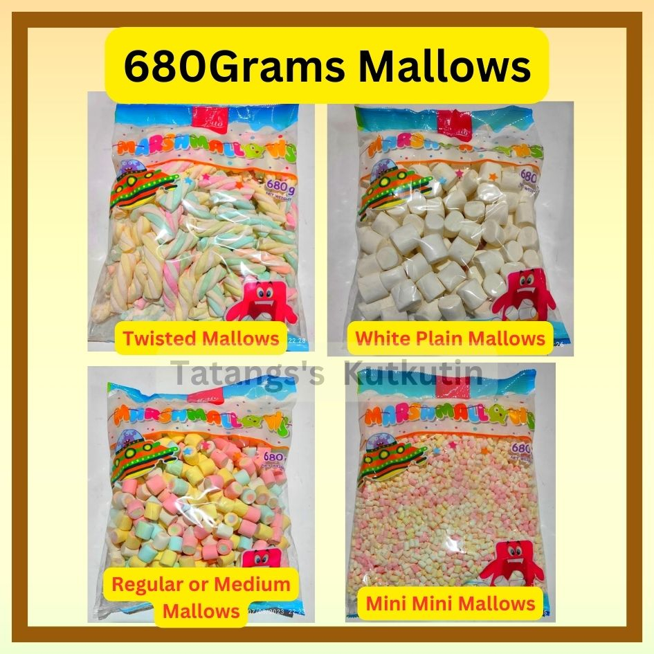 Cheapest Sweet Marshmallows Candies Assorted Colors 680g Mini Mallows ...