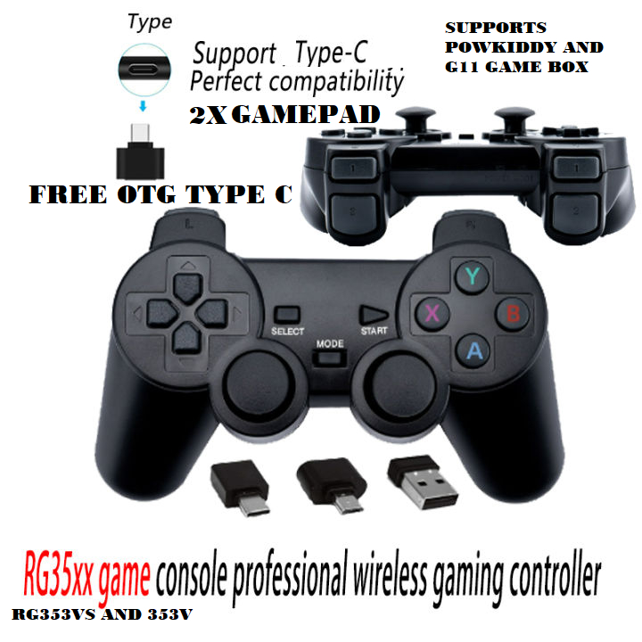 ANBERNIC Rg35xx rg353v rg353vs Powkiddy Twins Wireless Controller ...
