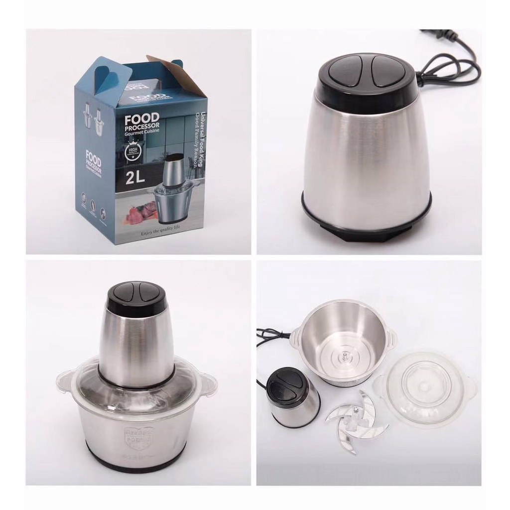 Kaisa Villa meat grinder electric 2L food processor chopper and grinder blender meat grinder ...