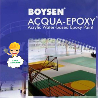 Boysen Acqua Epoxy Acrylic Waterbased Epoxy Floor Paint Gallon Water ...