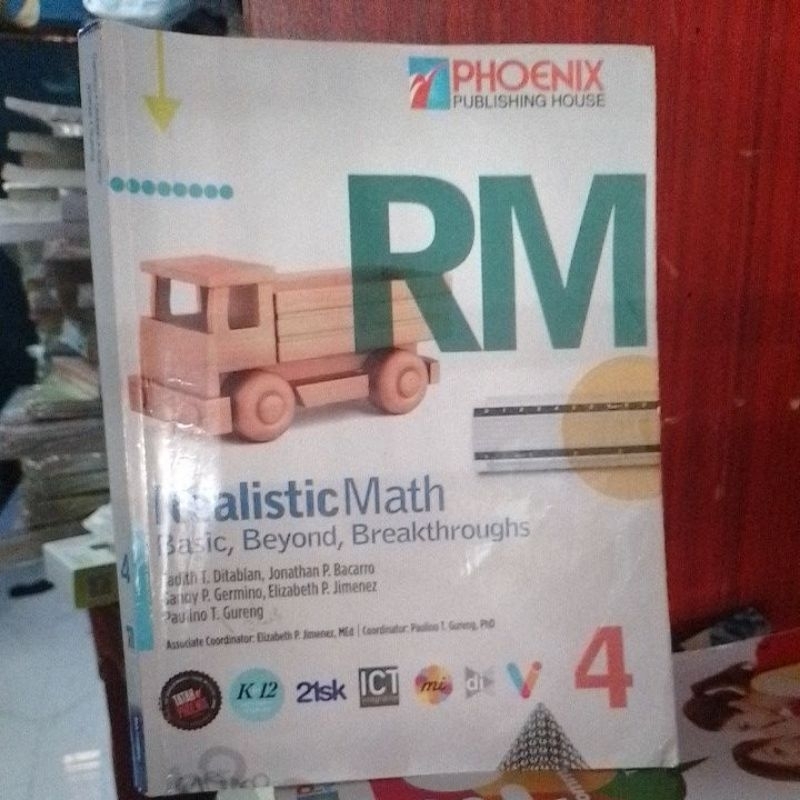 REALISTIC MATH 4(SECONDHAND) | Shopee Philippines