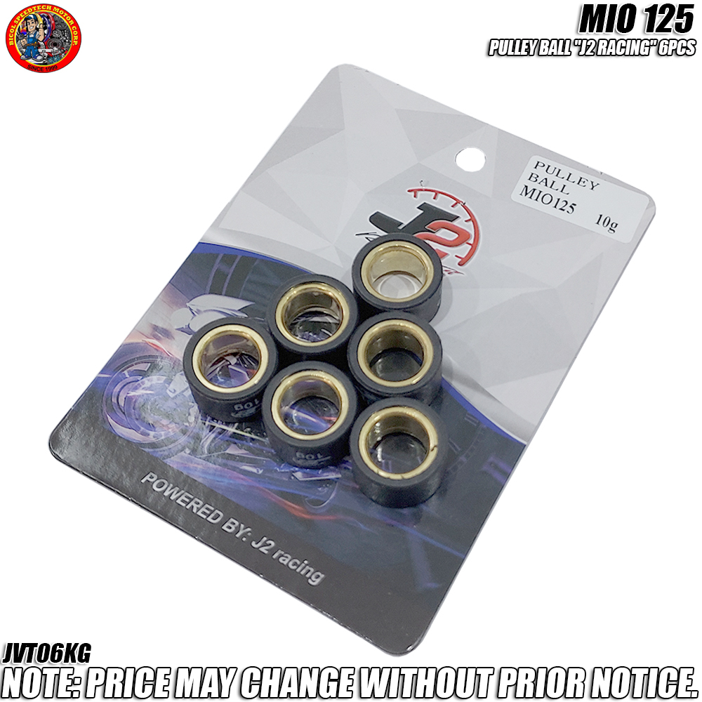 MIO 125 PULLEY BALL "J2 RACING" 6PCS (UC15FHR) | Shopee Philippines