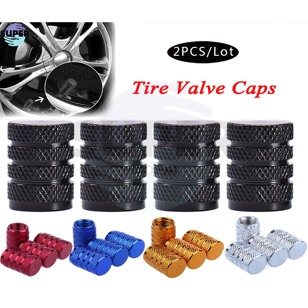 Aluminum Tire Cap Bicycle Motorcycle Car Tire Valves Caps Valve Covers ...