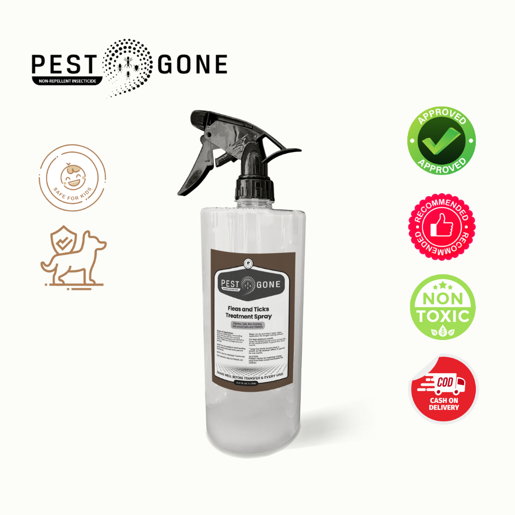 Pest Gone Flea and Tick Remover for Dogs and Cats, Tick and Flea Spray ...