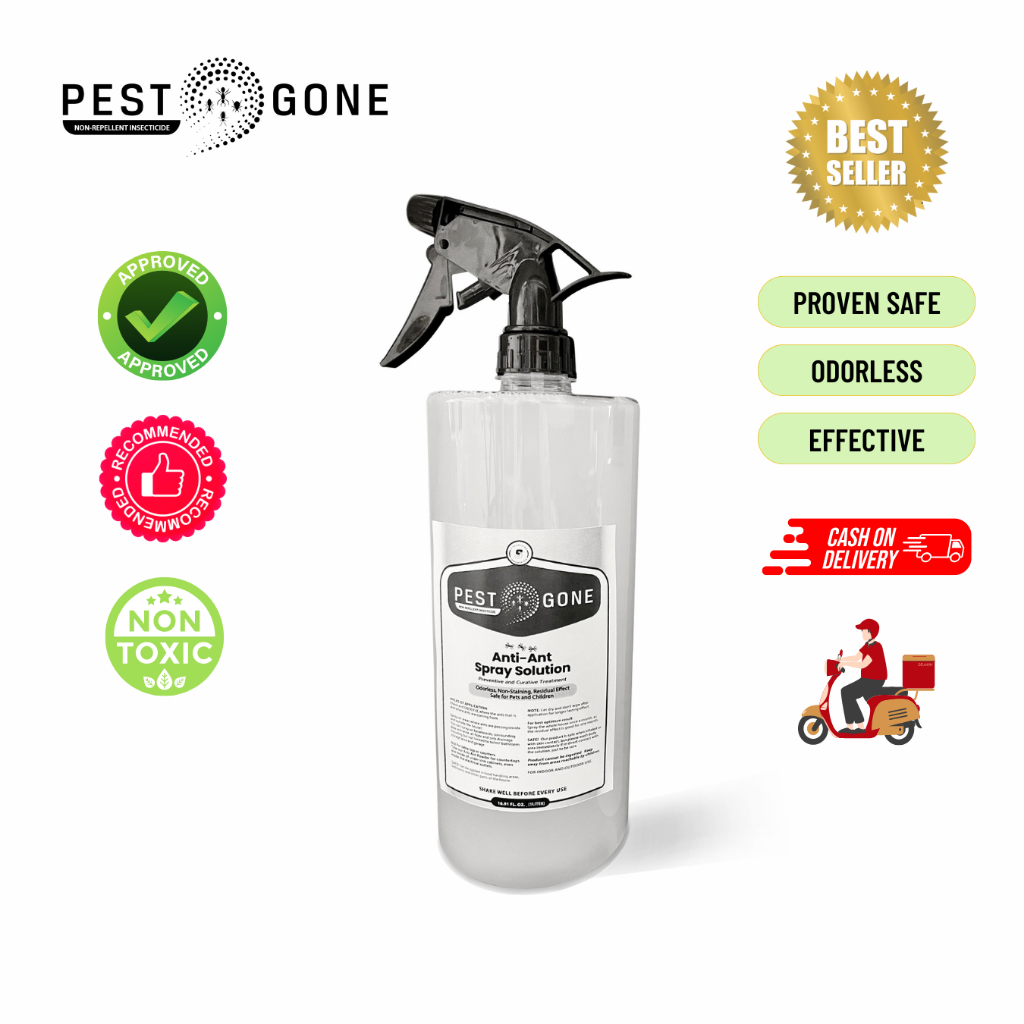 Pest Gone Ant Killer Spray, Odorless Effective Langgam Killer Bait, Ant ...