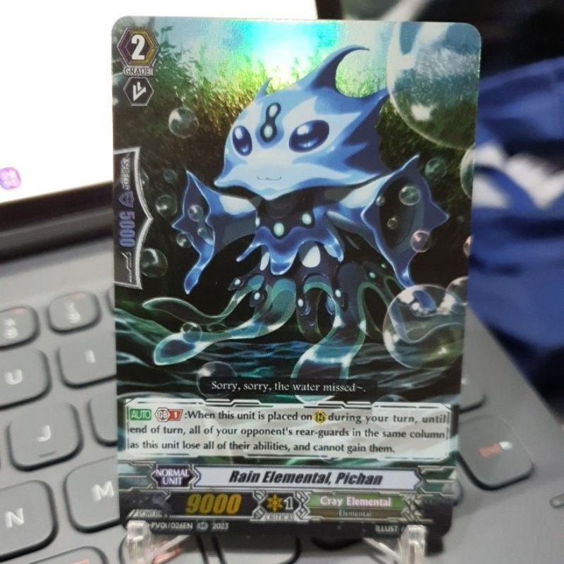 RAIN ELEMENTAL, PICHAN RR D-PV01 CARDFIGHT VANGUARD ENGLISH | Shopee Philippines