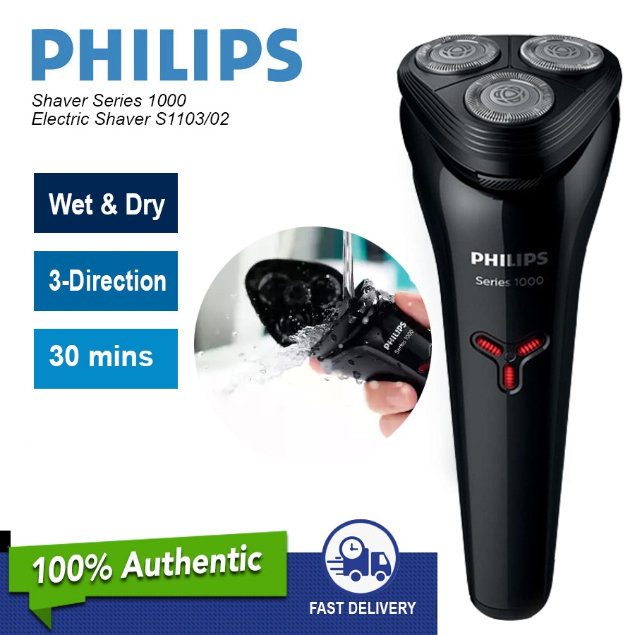 Philips 2000 series S2302/02 Electric Shaver Waterproof shaver with 3 ...