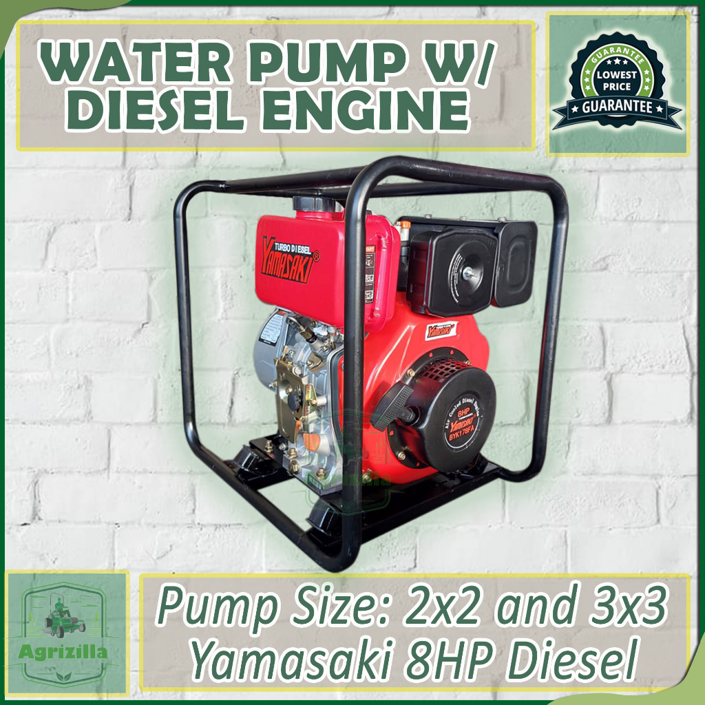 Coupled Diesel Engine 6hp with 2x2 Aluminum Selfpriming Water Pump By ...