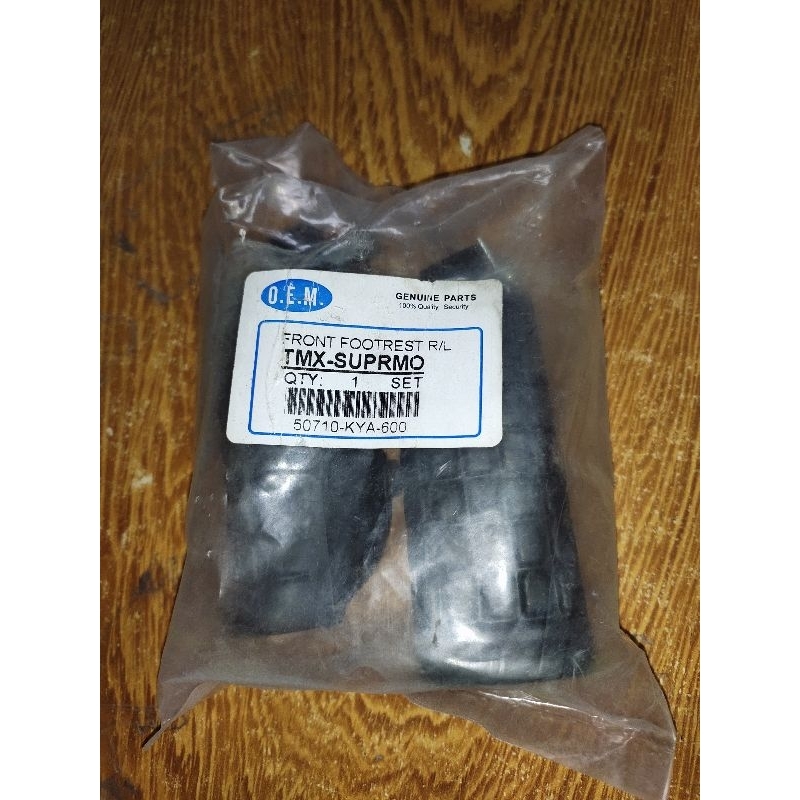 FRONT FOOTREST R/L (TMX-SUPREMO) | Shopee Philippines
