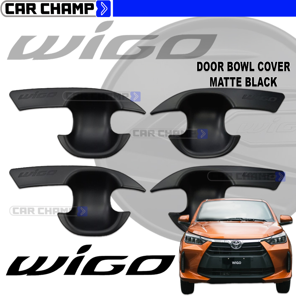 Toyota Wigo 2023 to 2024 Door Bowl Inner Garnish Cover Matte Black ...