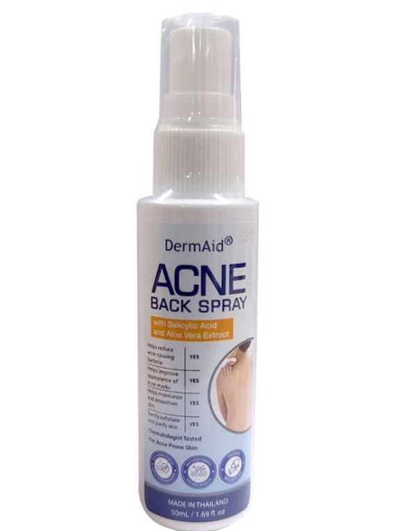 DERMAID Acne Back Spray 50ml | Shopee Philippines