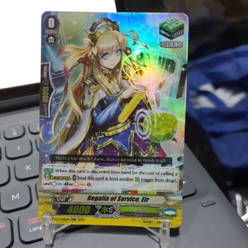 REGALIA OF SERVICE, EIR RR D-PV01 CARDFIGHT VANGUARD ENGLISH | Shopee Philippines