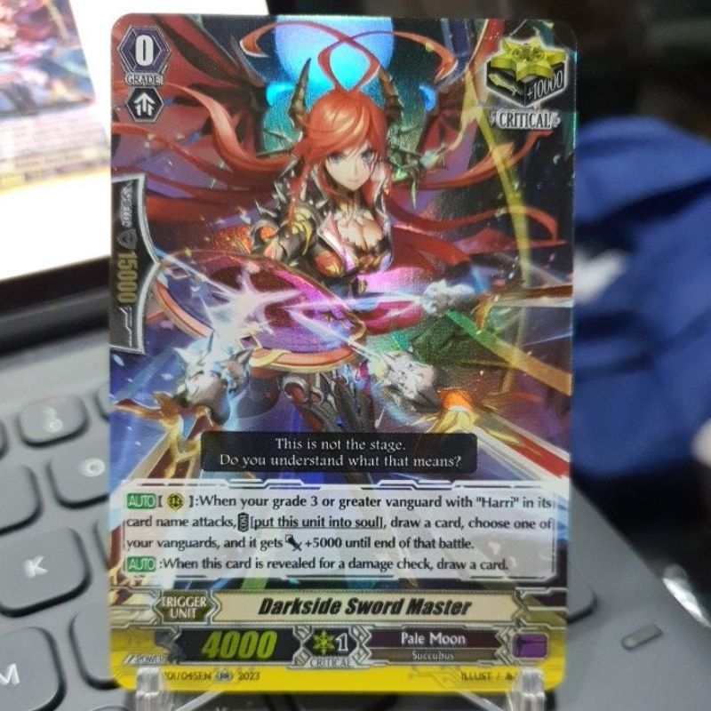 DARKSIDE SWORD MASTER RR D-PV01 CARDFIGHT VANGUARD ENGLISH | Shopee Philippines