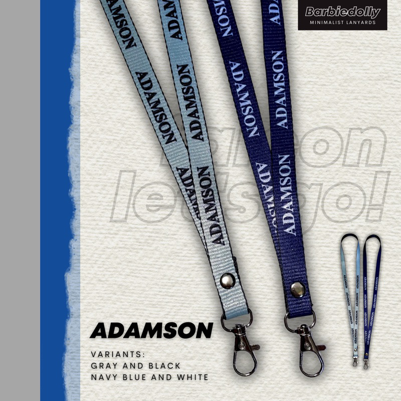 ADAMSON Minimalist Lanyard ID Lace | Adamson University | Shopee ...