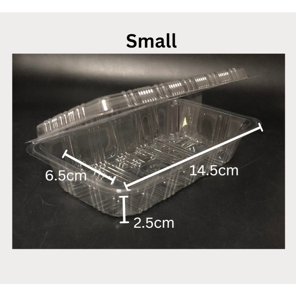 100pcs Plastic Clamshell Food Packaging (no lock) | Shopee Philippines