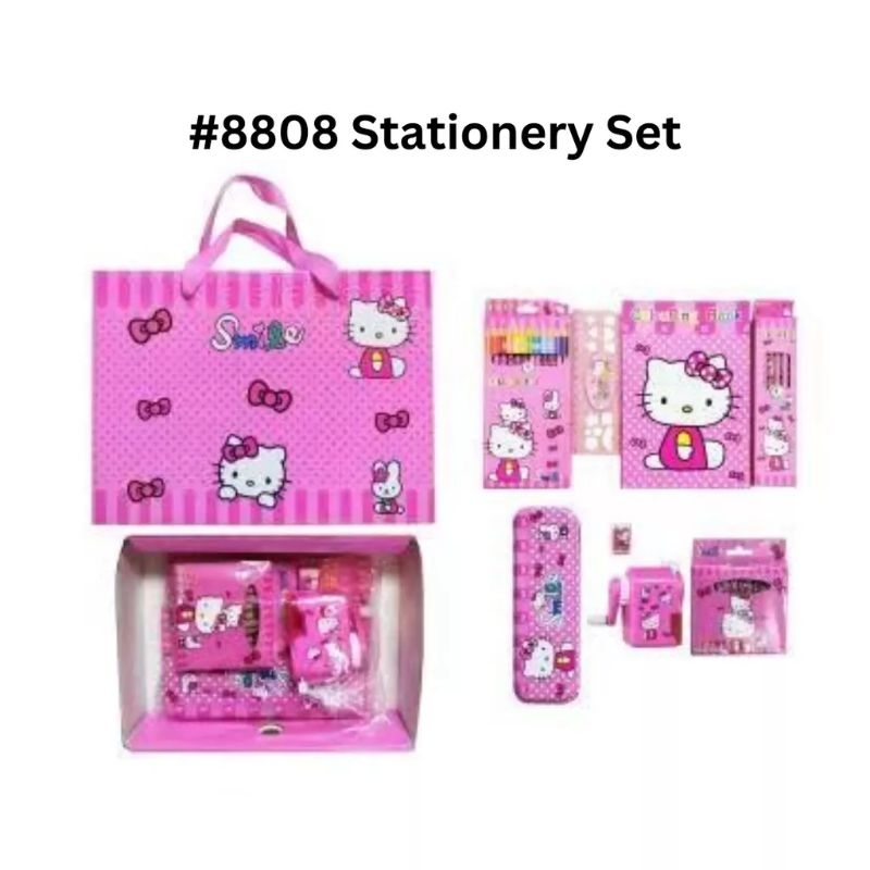 Hello Kitty Stationery Set School Supplies Character Doraemon Cars ...
