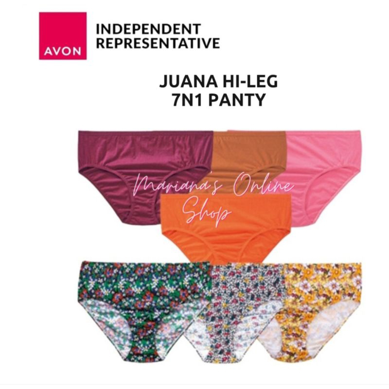 Avon Juana 7-in-1 Hi-Leg Maxi Panty Pack | Shopee Philippines