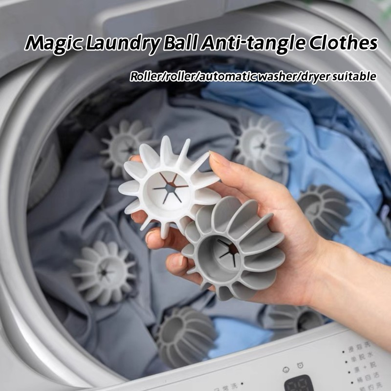 Decontamination Magic Laundry Ball Anti-tangle Clothes Clean Washing ...