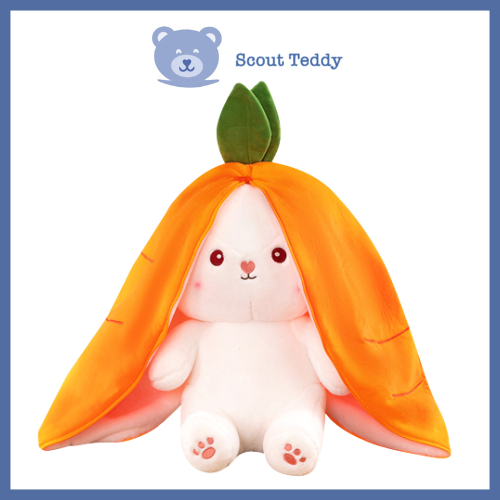 Giant Rabbit Plushie: 2.4 feet (75cm) Miniso, Transform Carrot into ...
