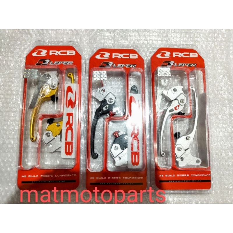 RCB S3 Brake Lever for Mio i 125 | Soul i 125 | Mio Gear | Fazzio, (Black/gold/Silver) | Shopee ...