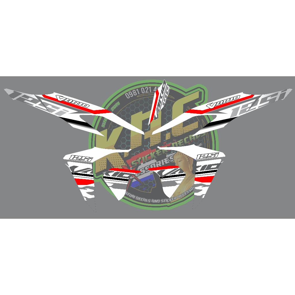 Click v2 Vario Version 2018 2022 Sticker Labels | Shopee Philippines