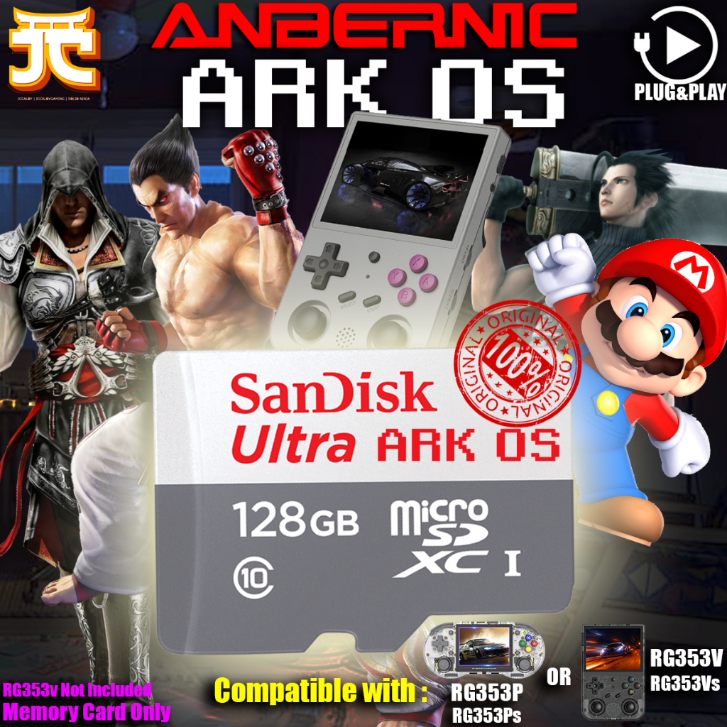 Ark OS SanDisk Original Card Only Compatible with RG353V RG353VS ...