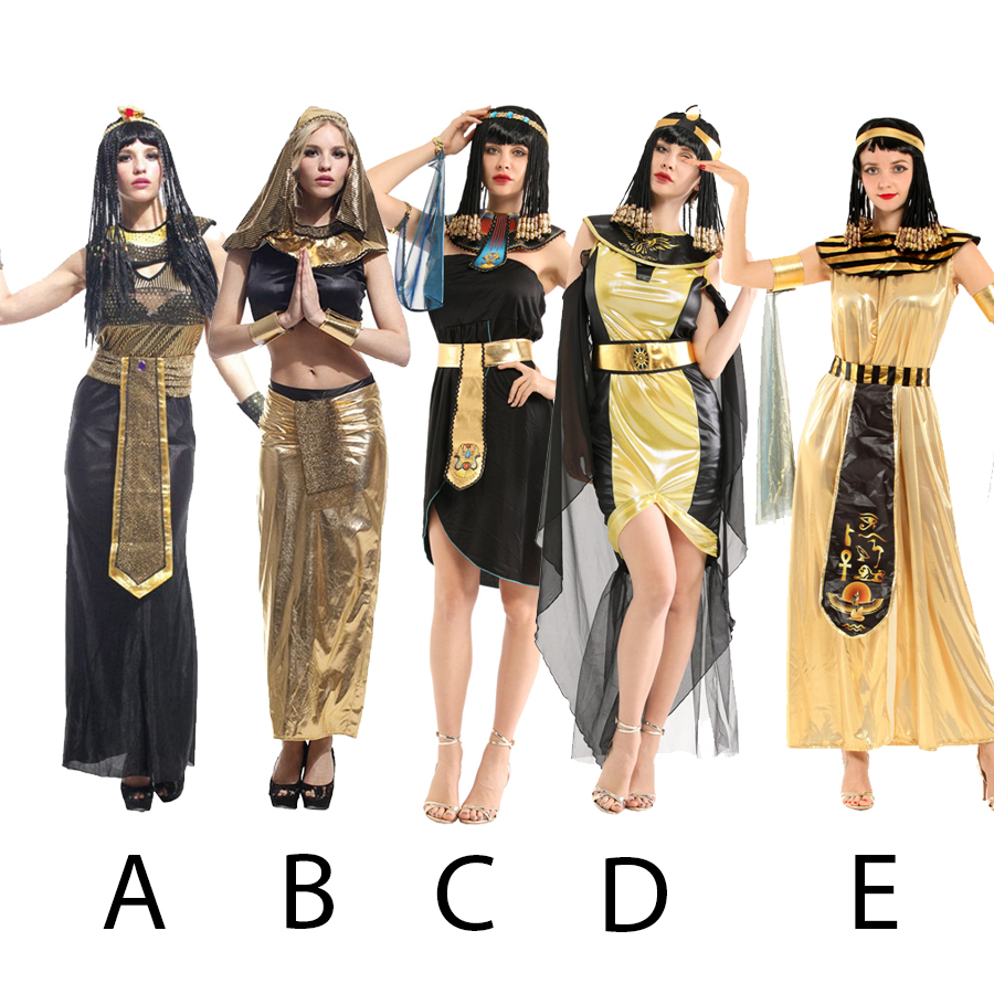 United Nations Egypt Cleopatra Egyptian Queen Costume for Adult Women ...